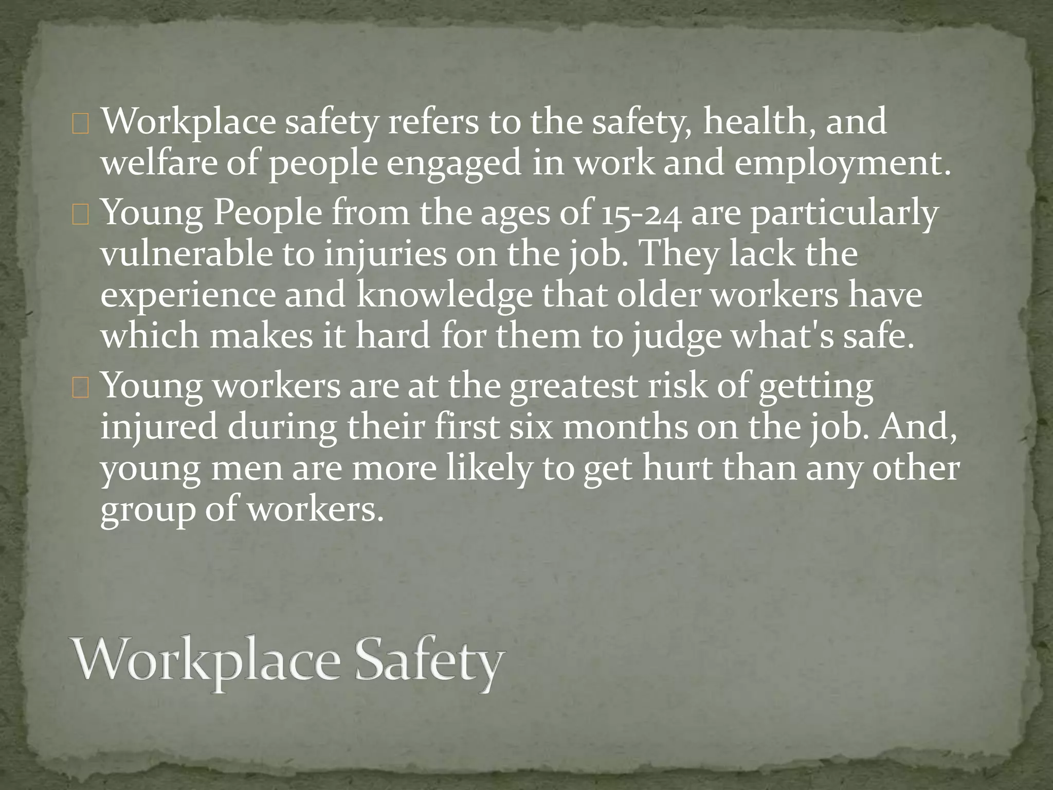 Workplace safety minute | PPTX