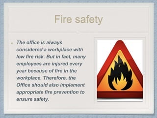 Work place safety minute | PPT