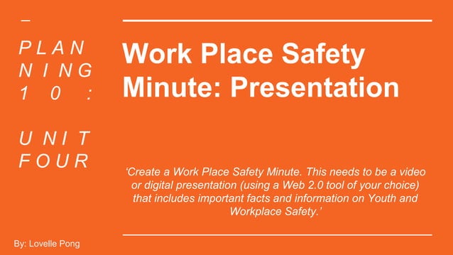 Work place safety minute presentation | PPTX | First Aid | Injuries