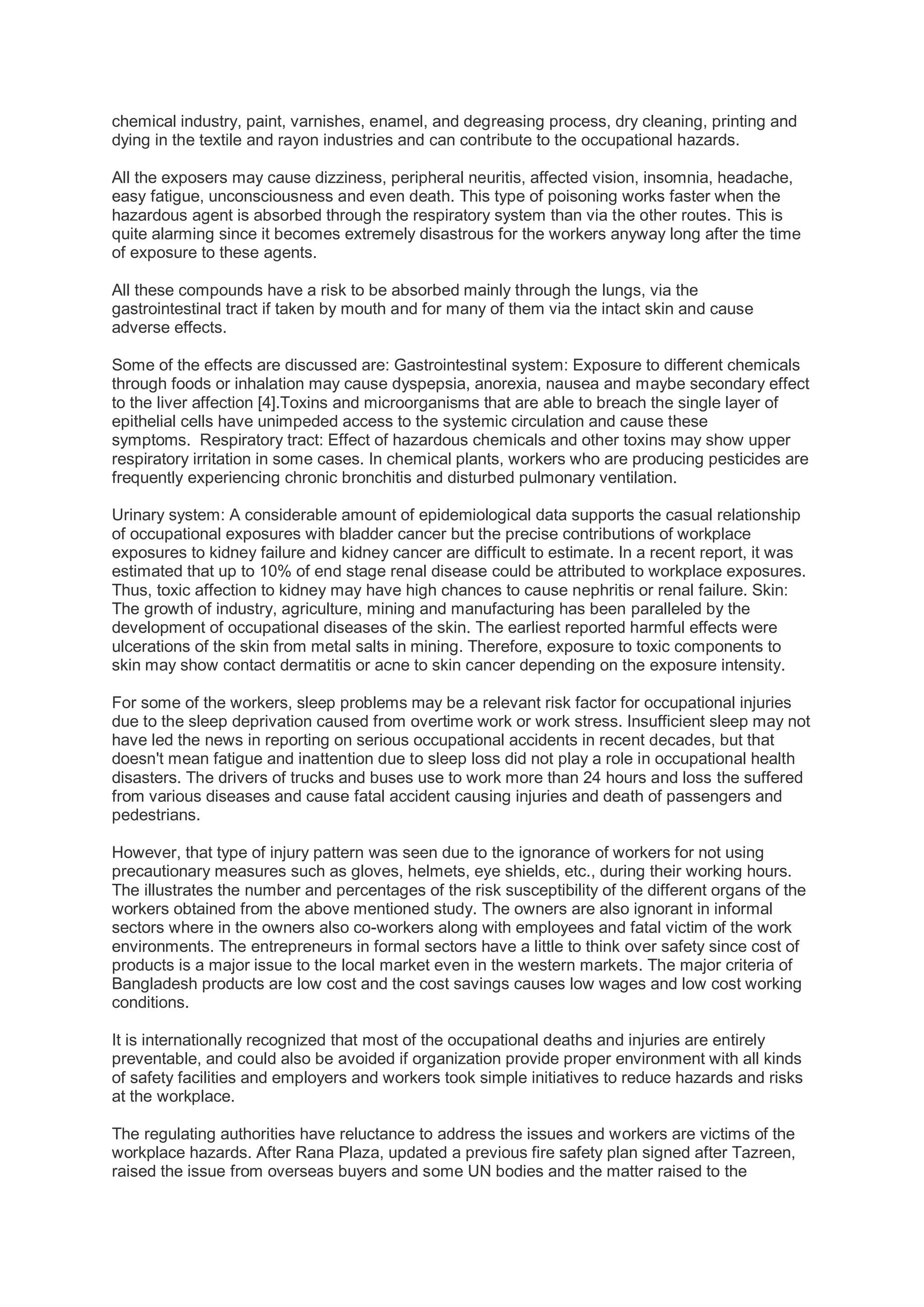 Workplace safety scenario in bangladesh | PDF