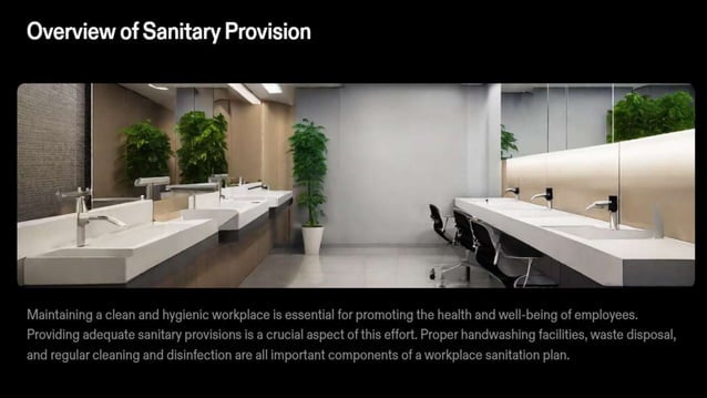 Workplace Sanitary Provision | PPTX
