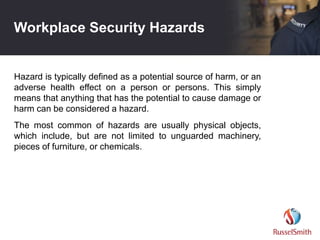 Workplace Security practices | PPTX