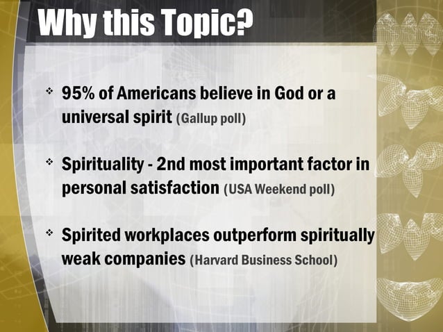 Workplace spirituality | PPT | Spirituality | Religion & Spirituality