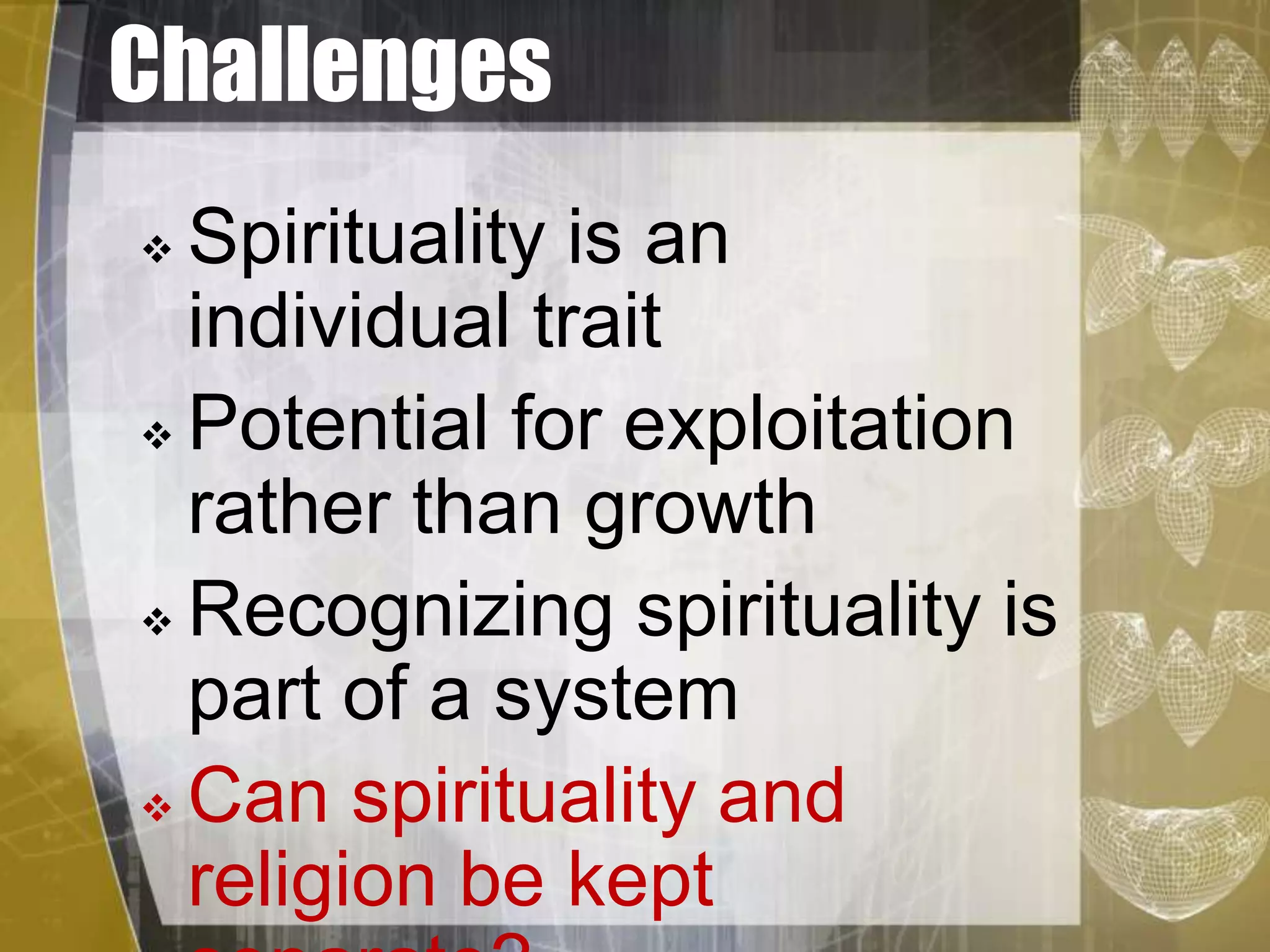Workplace spirit | PPTX | Spirituality | Religion & Spirituality