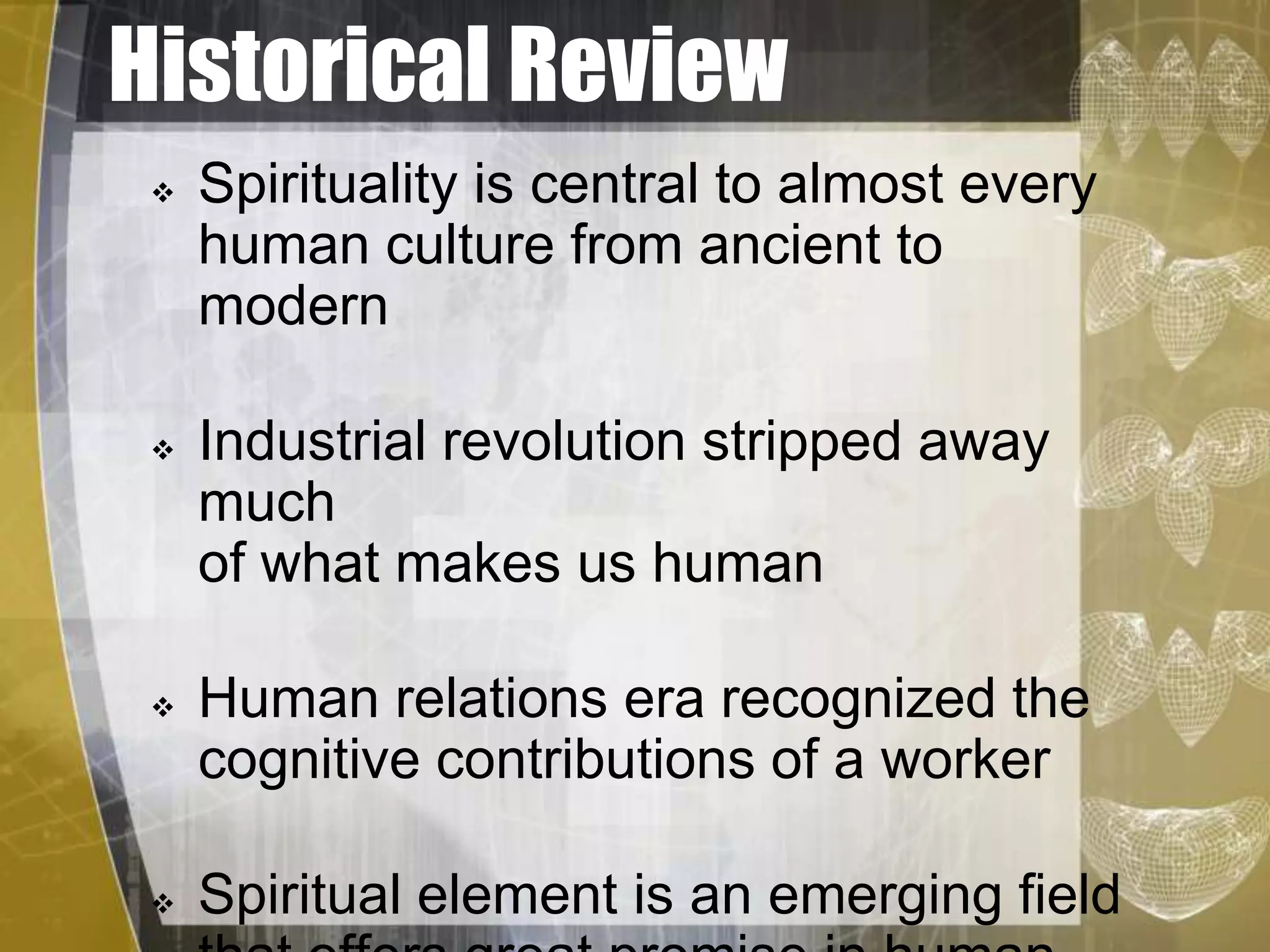 Workplace spirit | PPTX | Spirituality | Religion & Spirituality