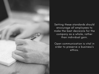 Setting Standards in the Workplace | PDF | Business | Business and Finance