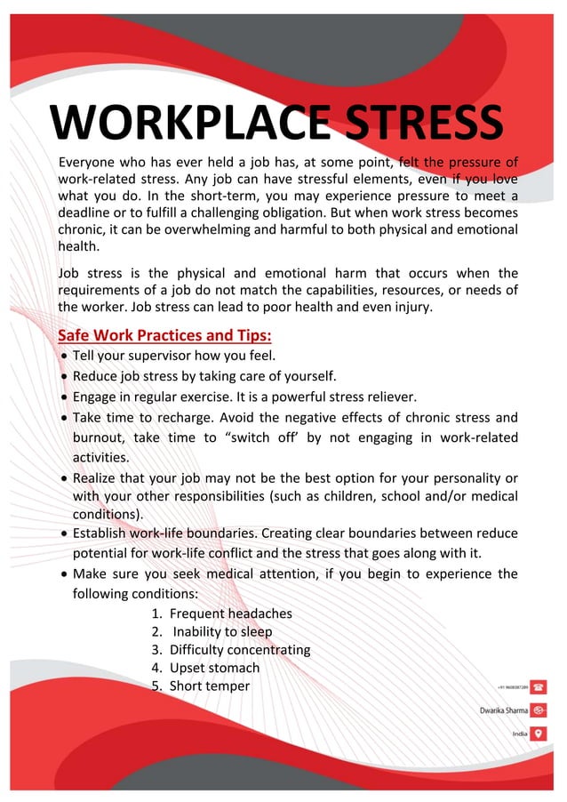 WORKPLACE STRESS.docx | Career Advice | Careers