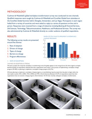 Workplace Transformation Survey - A Global View of Workplace Change | PDF
