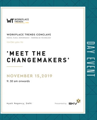 Workplace Trends conclave 2019 invitation | PDF