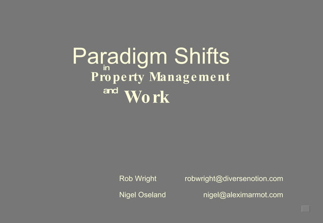 Workplace Trends Paradigm Shifts | PPT