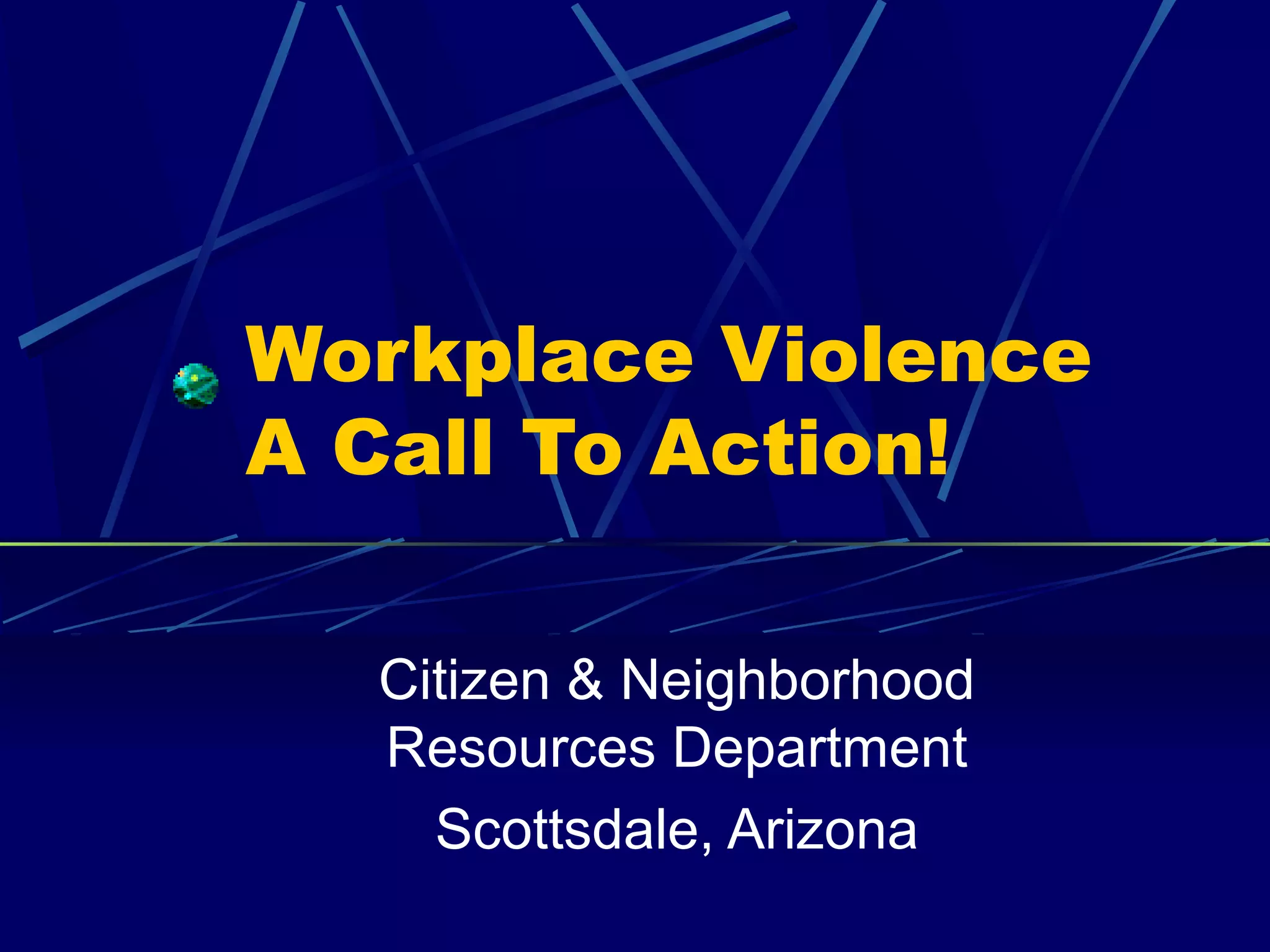 Workplace Violence | PPT