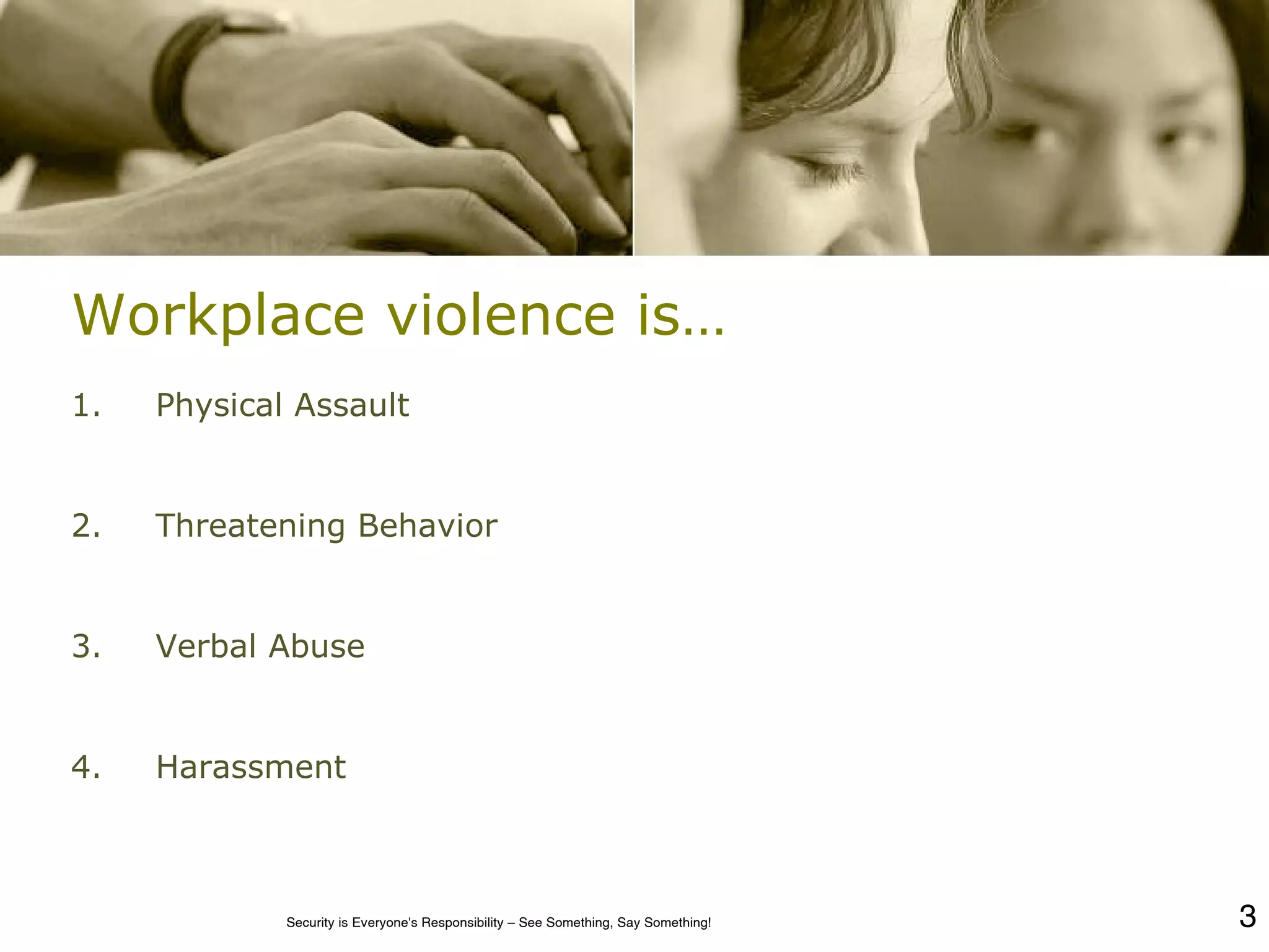 Workplace violence | PPT