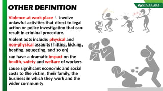Workplace Violence.pptxgrgt4567u674353fr2 | PPTX