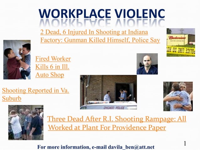 Workplace Violence | PPT