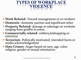 Workplace Violence | PPTX