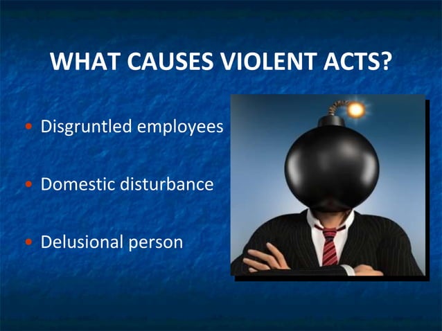 Workplace violence ppt | PPT