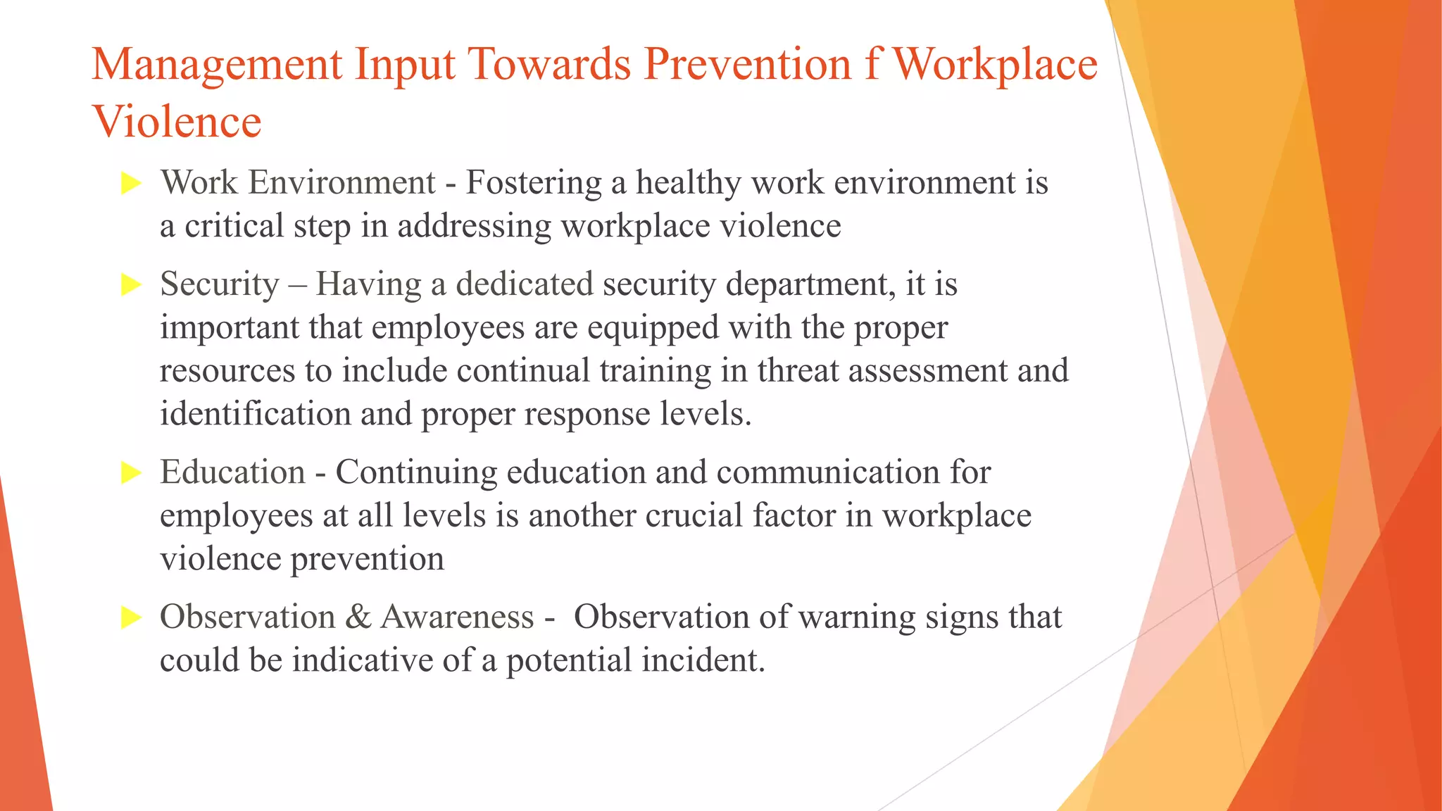 WORK PLACE VIOLENCE PREVENTION IN NIGERIA.ppt