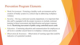 WORK PLACE VIOLENCE PREVENTION IN NIGERIA.ppt