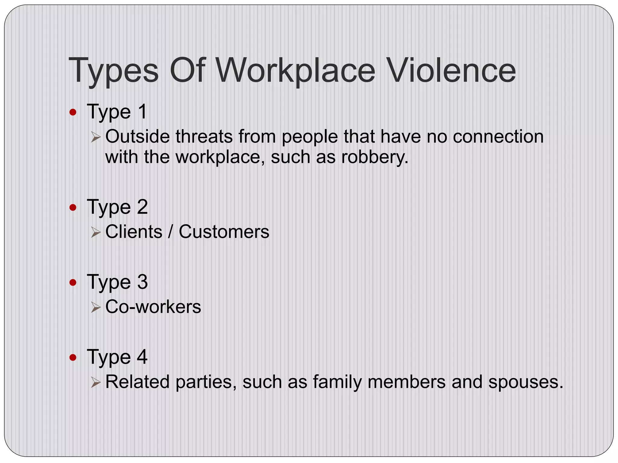Workplace Violence Training | PPTX