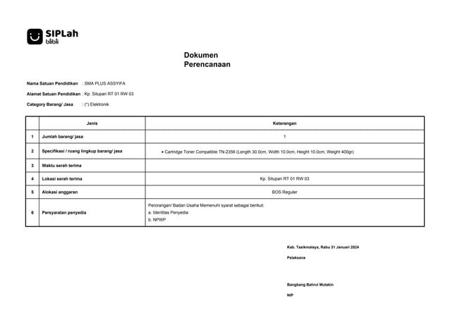 Work Plan - Pembelanjaan Siplah/Nota siplah.pdf