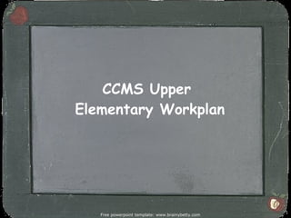 Montessori Workplan | PPT