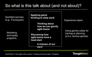 Workplay: The gamified future of agile development (Agile India 2012) | PPTX | Board Games and ...