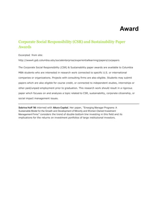 Work Portfolio | PPTX