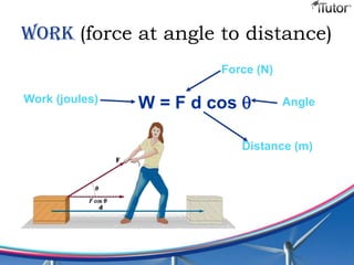 Work, power and energy | PPTX
