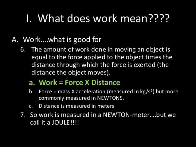 Work, power, and simple machines SECTION A