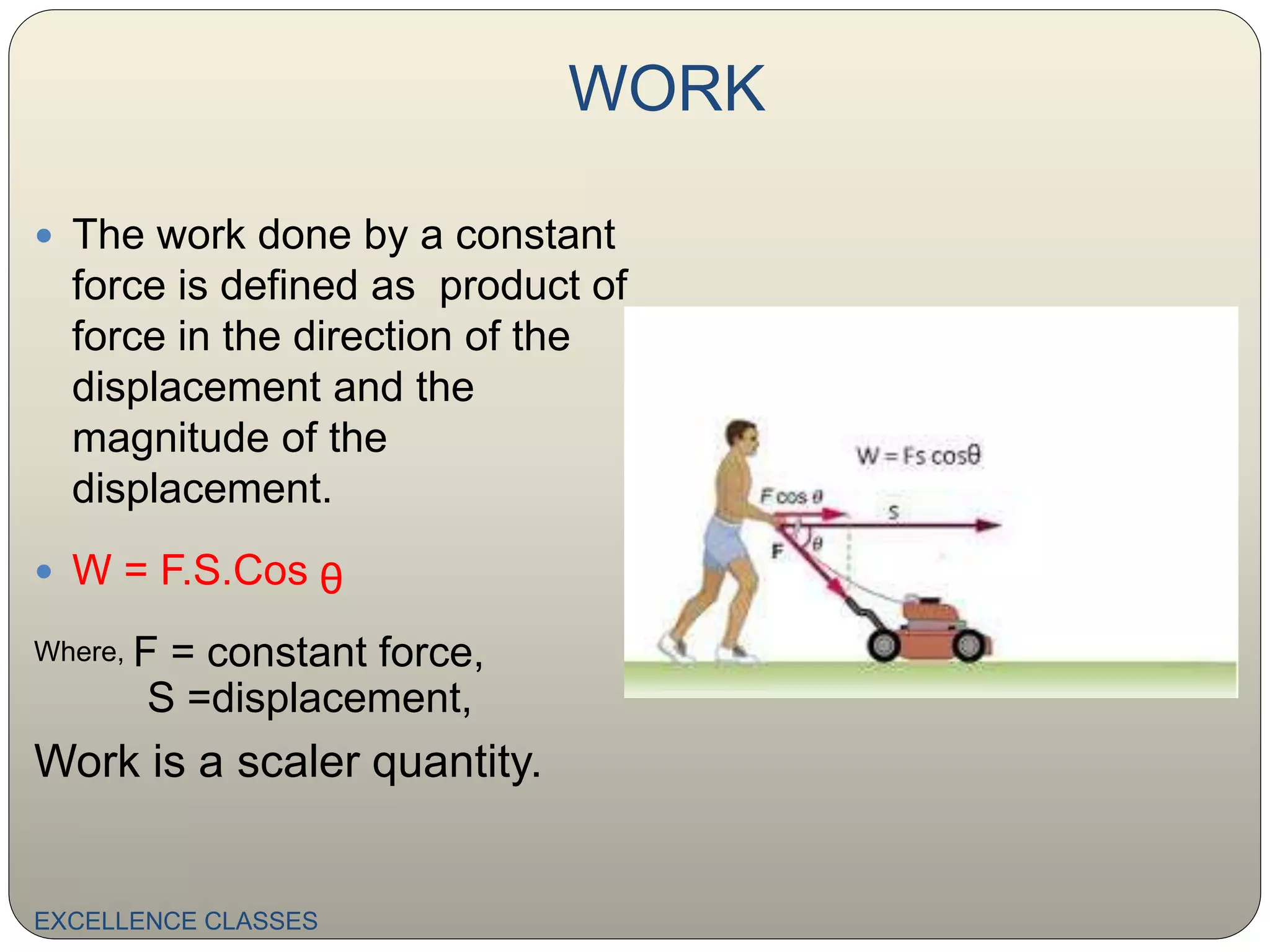 Work, Power & Energy for Class X CBSE and ICSE | PPTX