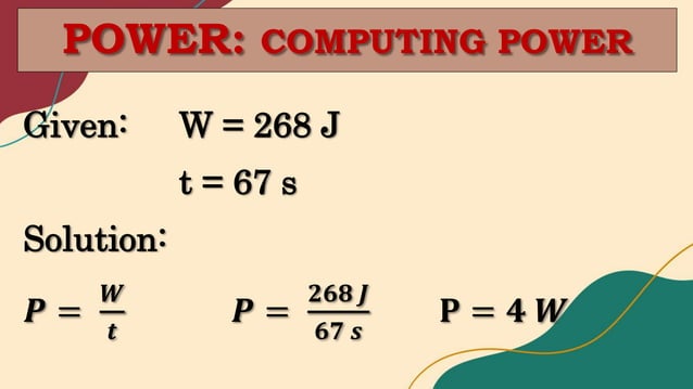 Presentation_work_power_energy_science08 | PPT
