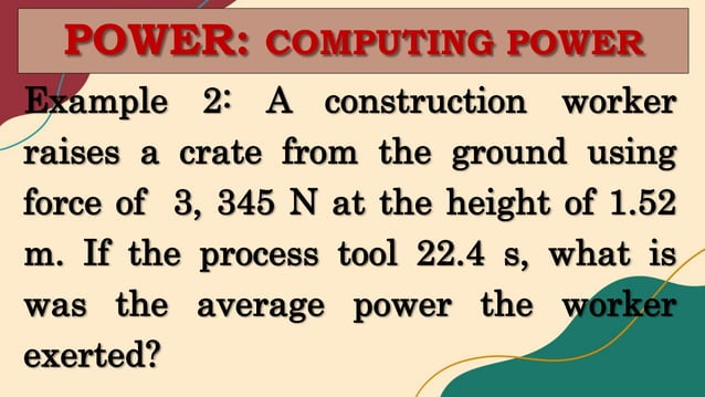 Presentation_work_power_energy_science08 | PPT