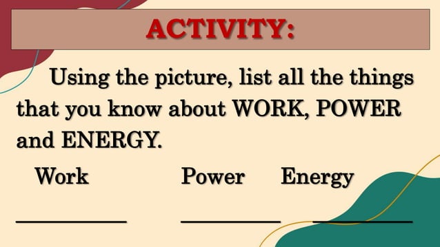Presentation_work_power_energy_science08 | PPT
