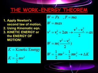 PRESENTATION ON WORK, POWER, AND ENERGY | PPTX