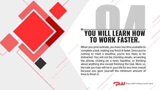 Work Procrastination: Advantages of Delaying Your Job Tasks | PDF