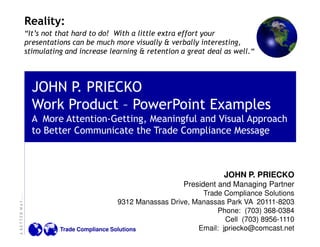 Work Product Slide Examples | PDF