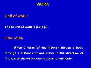 Work in physics | PPT