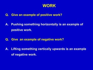 Work in physics | PPT