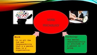 Work psychology | PPTX