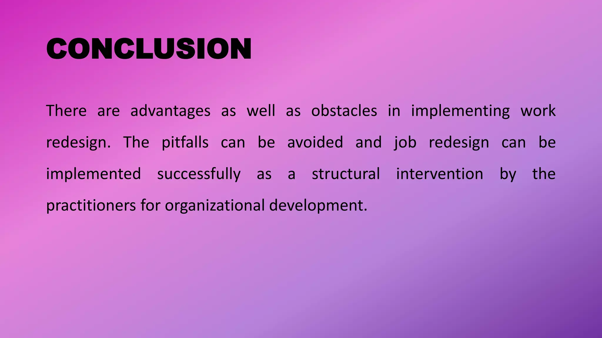 Work redesign | PPTX