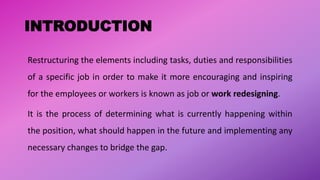 Work redesign | PPTX