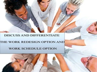 Work redesign and work schedule | PPTX