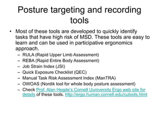 123 Work related MSD Work related MSD.ppt