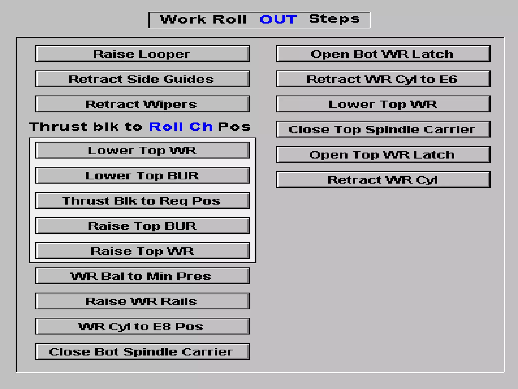 Work Roll change in a Hot Rolling Mill ( especially in a steel industry ...