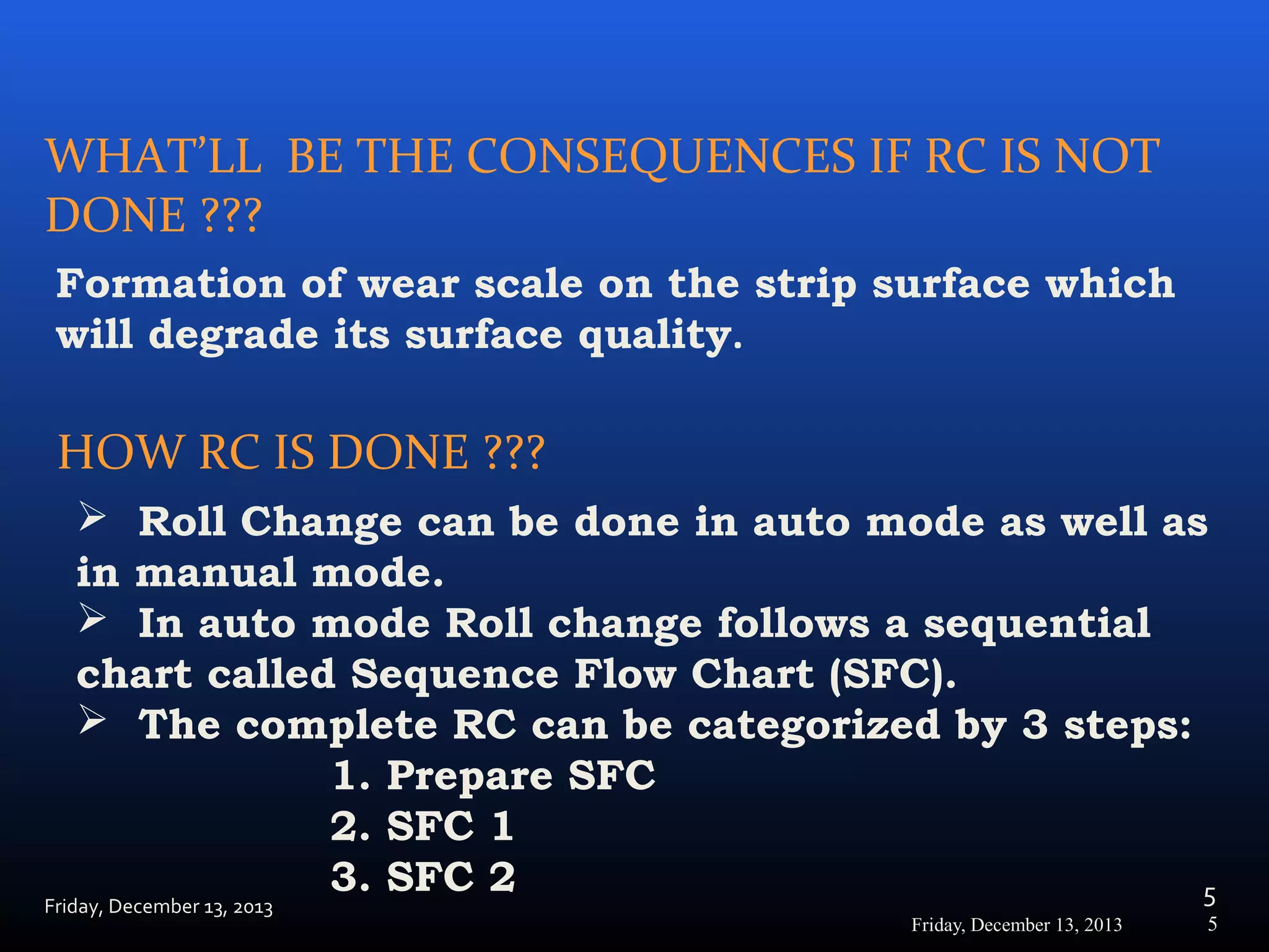 Work Roll change in a Hot Rolling Mill ( especially in a steel industry ...
