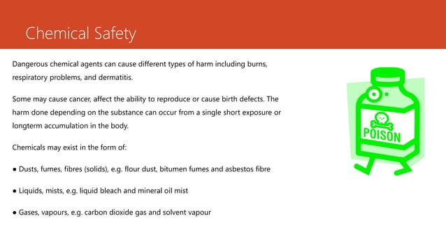 Work safety - Chemical Safety | PPTX