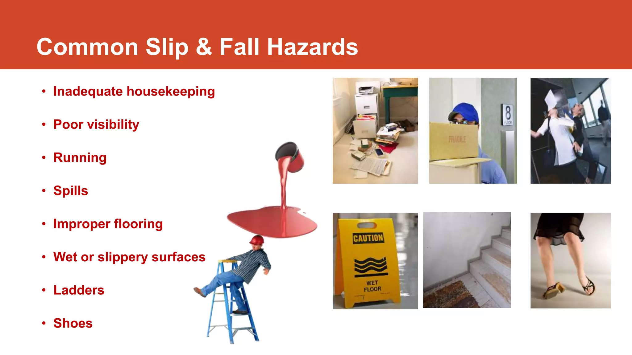 Work safety - Slips, Trips & Falls | PPTX