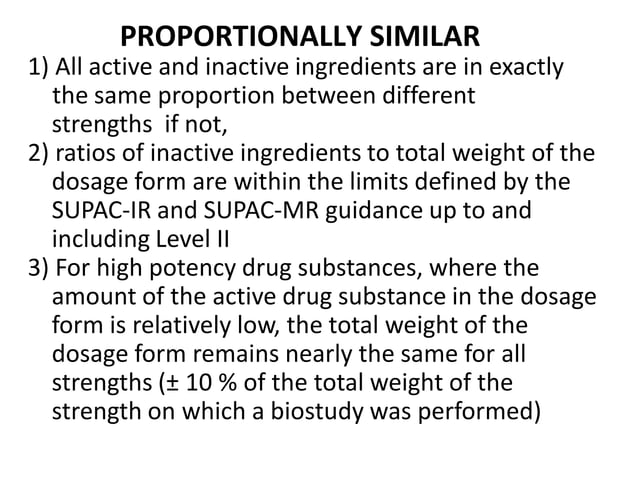 Regulatory requirements-BA/BE Studies | PDF
