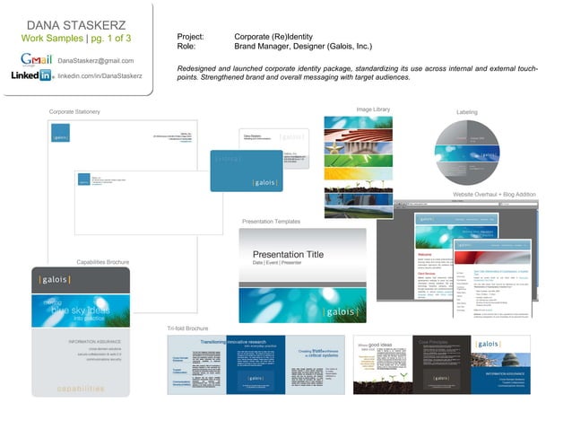 Dana Staskerz | Work Samples | PPT