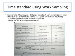 Work sampling | PPTX
